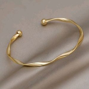 Jewelry | Twist Design Cuff Bangle | Poshmark
